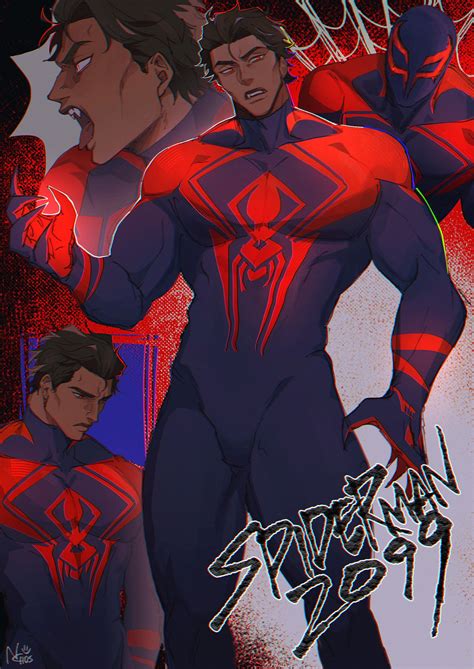 Miguel Ohara And Spider Man Marvel And 3 More Drawn By Nachoschos