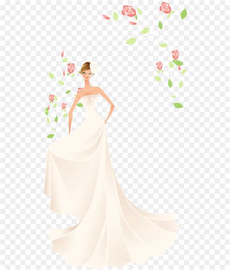 Free Bride Wedding Dress Euclidean Vector Beautiful Bride Wedding