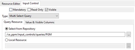 Jaspersoft Cascade Input Control Displays Only One Row Clarity