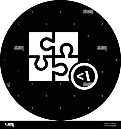 Seo Integration Icon Simple Vector Illustration Isolated On A White Background Stock Vector