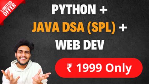 Python Java Dsa Web Dev Combo Offer