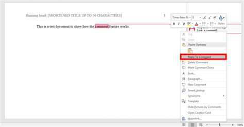 Comment Feature In Microsoft Word Technology Support Services