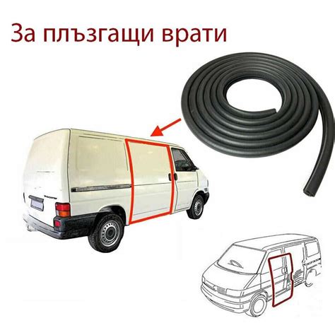 Уплътнение за врати Vw Transporter T4 T5 Fiat Ducato Renault Master гр Хасково Дружба 1 • Olx Bg