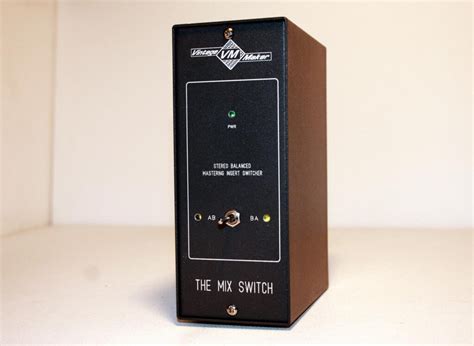 Desktop Mastering Insert Switcher Vintage Maker Custom Studio Equipments
