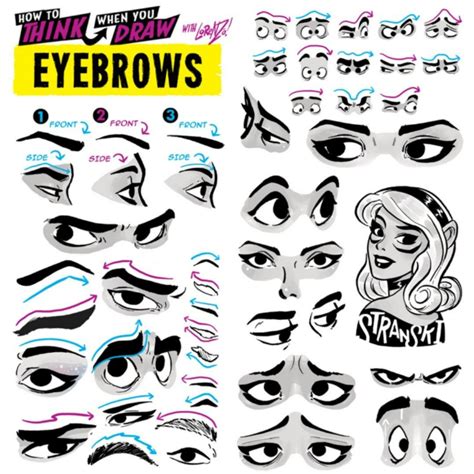 Eyes And Eyebrows Reference Set Game Dev Daily By Gamedevtv