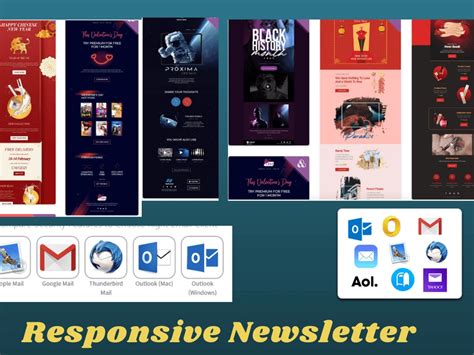 Fully Responsive HTML Email Newsletter Template Design Upwork