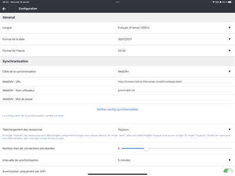 Synchronisation Webdav Ios V1292 · Issue 7633 · Laurent22joplin · Github