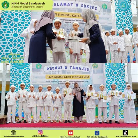 Siswa Siswi Min 6 Model Banda Aceh Kembali Mengukir Prestasi Pada Ajang Specta 2 Mtsn Rukoh