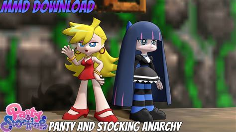 Mmd Download Panty And Stocking Anarchy By Thehomingbluestar On