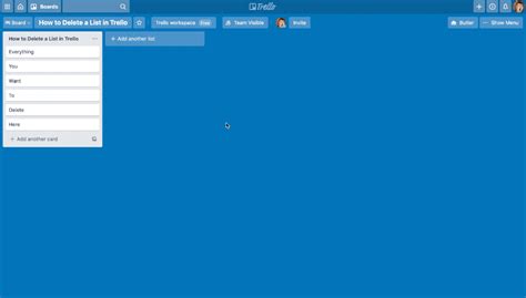 How To Delete Boards Cards And Lists In Trello Rewind
