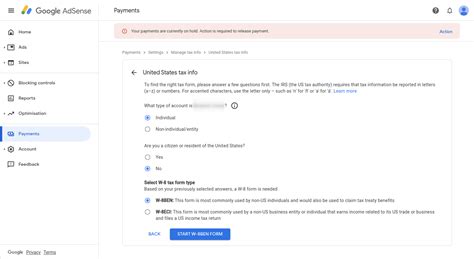 Has Google Started Withholding US Tax From All AdSense Accounts