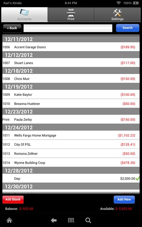 Checkbook Pro Appstore For Android