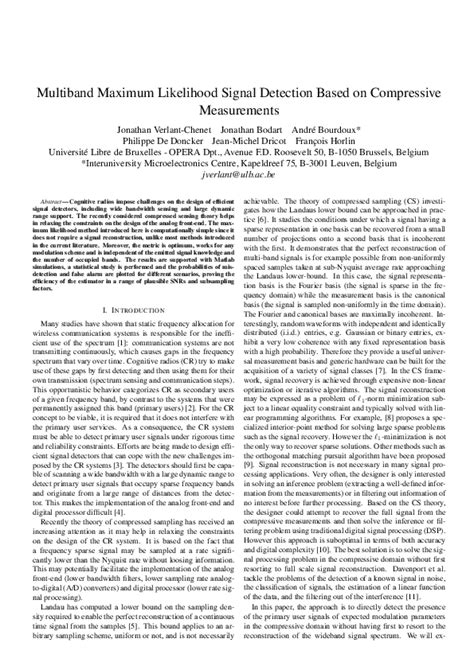 multiband maximum likelihood signal detection based on compressive