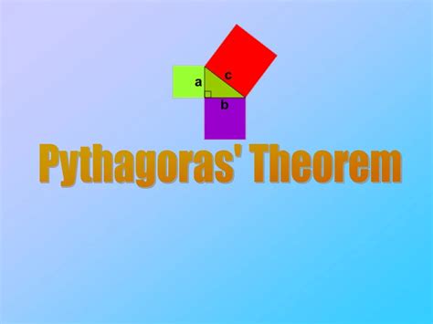PPT Exploring Pythagoras Theorem Solving Missing Sides In Right Angled Triangles PowerPoint