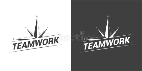 Compass Teamwork Concept Stock Vector Illustration Of Teamwork 197120573