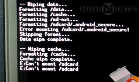 How To Fix E Cant Mount Sdcard Issue On Android Devices DroidViews