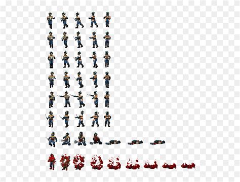 Doom 64 Sprite Sheet