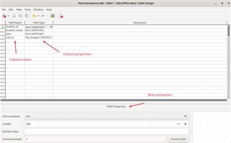 Create Database And Table In Libreoffice Base Beginners Guide