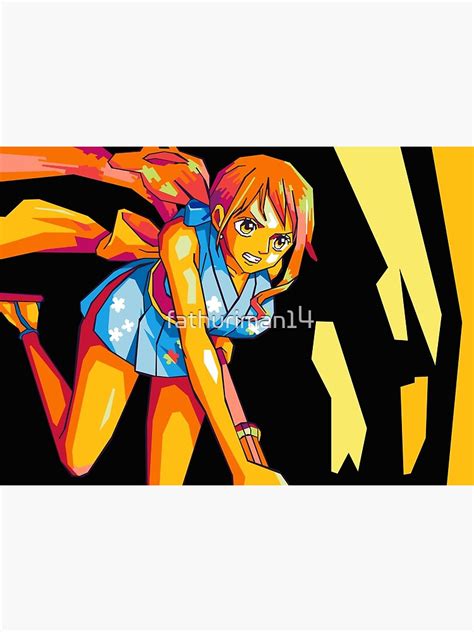 Awseme Nami Wano One Piece On Wpap Art Art Print For Sale By Fathuriman Redbubble