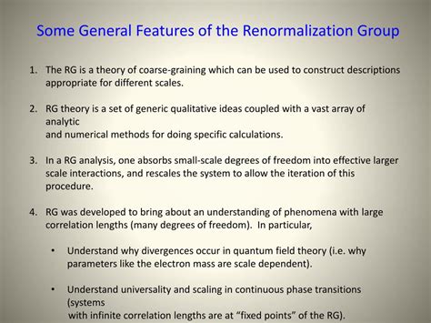 Ppt A Brief Introduction To The Renormalization Group Powerpoint