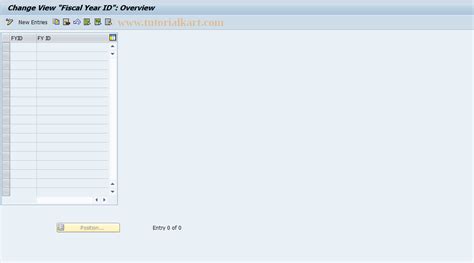 F851 SAP Tcode Fiscal Year Identification FM Transaction Code