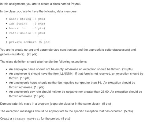 Solved In This Assignment You Are To Create A Class Named Chegg