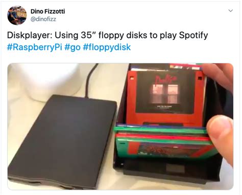 Using 35” Floppy Disks To Play Spotify Raspberrypi Piday