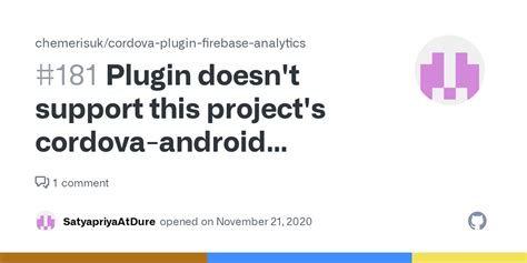 Plugin Doesnt Support This Projects Cordova Android Version · Issue