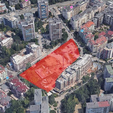 В СОС спряхме засега застрояването на терен в близост до бул „Г М Димитров“ Имотът се