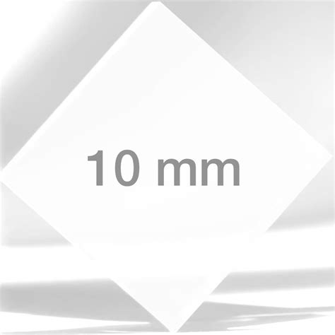 Plaque Plexiglass Blanc Diffusant 10 Mm Sur Mesure Translucide