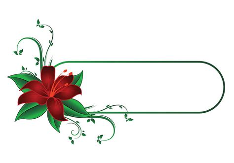 เวกเตอร์กรอบดอกไม้นามธรรม Ai Eps Uidownload