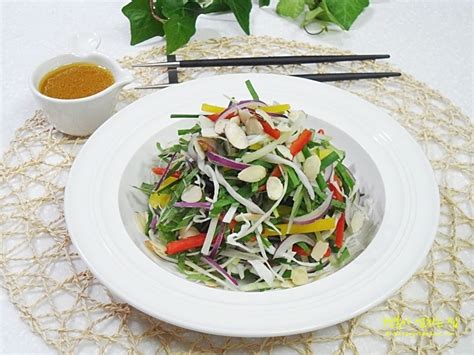 야채 샐러드와 겨자소스 만드는 법