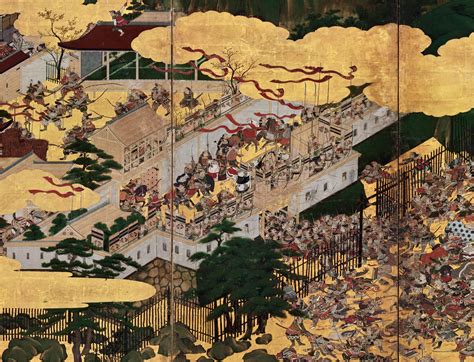 平家方の城郭 絵解き 源平合戦図屏風 ひょうご歴史ステーション