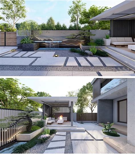 草图大师su模型小别墅庭院花园林露台装修设计效果图sketchup景观 天猫 花瓣网