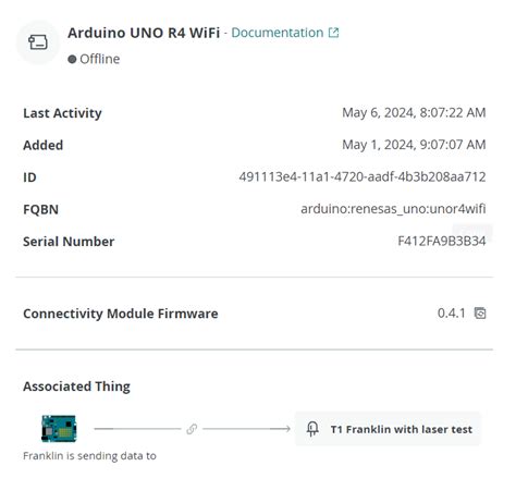 Arduino R4 Not Turning Online And Network Cloud Iot Arduino Forum