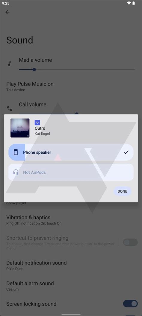 Android May Ship With A Redesigned Audio Output Picker