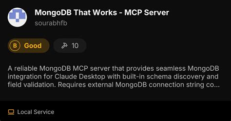 Mongodb Funcional Servidor Mcp M · Lobehub