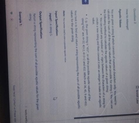 Question 2 Revisit Later How To Attempt Studyx