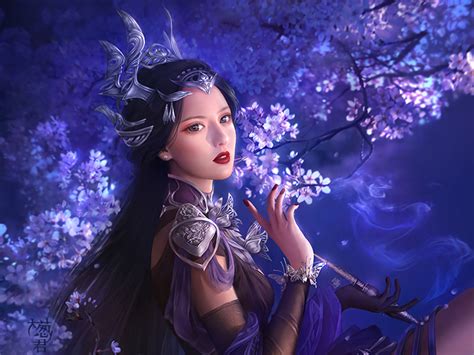 Wallpaper Fantasy Girl Art