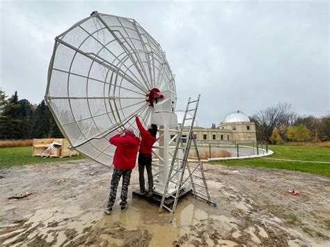 Spider 500a Markii Radio Telescope Installed In Planetarium Silesian Science Park Poland