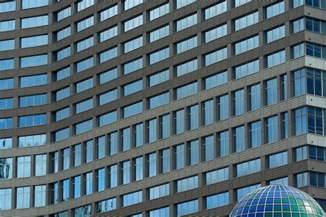 Diagonal Windows Of Modern Building Architecture