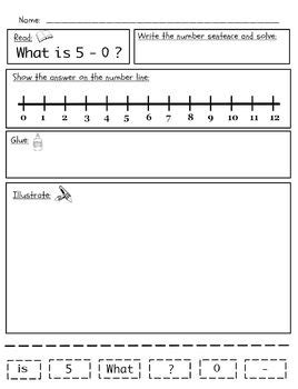 Subtraction Number Sentences By Candi S Creations TpT