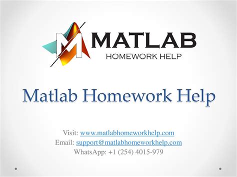 Matlab Homework Help Matlab Homework Help Medium
