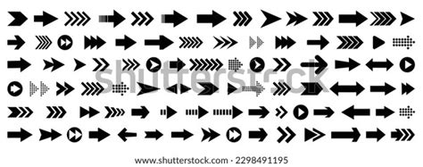 arrow icon set arrow cursor collection stock vector royalty free