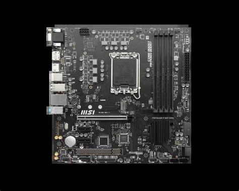 MSI PRO B660M P WIFI DDR4 LGA 1700 Intel B660 SATA 6Gb S M ATX Motherboard