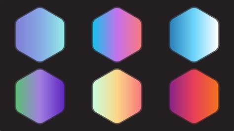 Premium Vector Gradient Color Pallet Collection Set