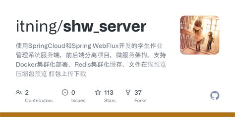 Github Itning Shw Server Springcloud Spring Webflux Docker