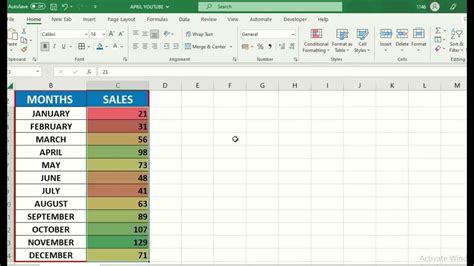 How To Use Color Scales In Excel Conditional Formatting Youtube