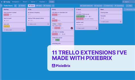11 Trello Mods Ive Made With PixieBrix
