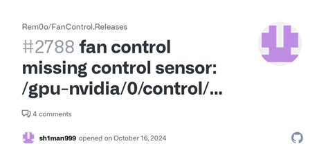 Fan Control Missing Control Sensor Gpu Nvidia 0 Control 1 GPU Fan Issue 2788 Rem0o